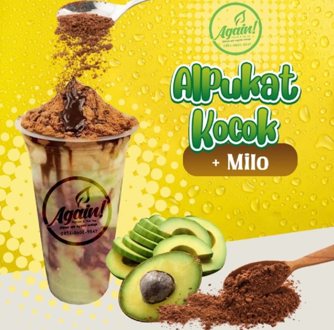 AGAIN! Thai Tea | Alpukat & Durian Kocok - Segarkan Harimu!
